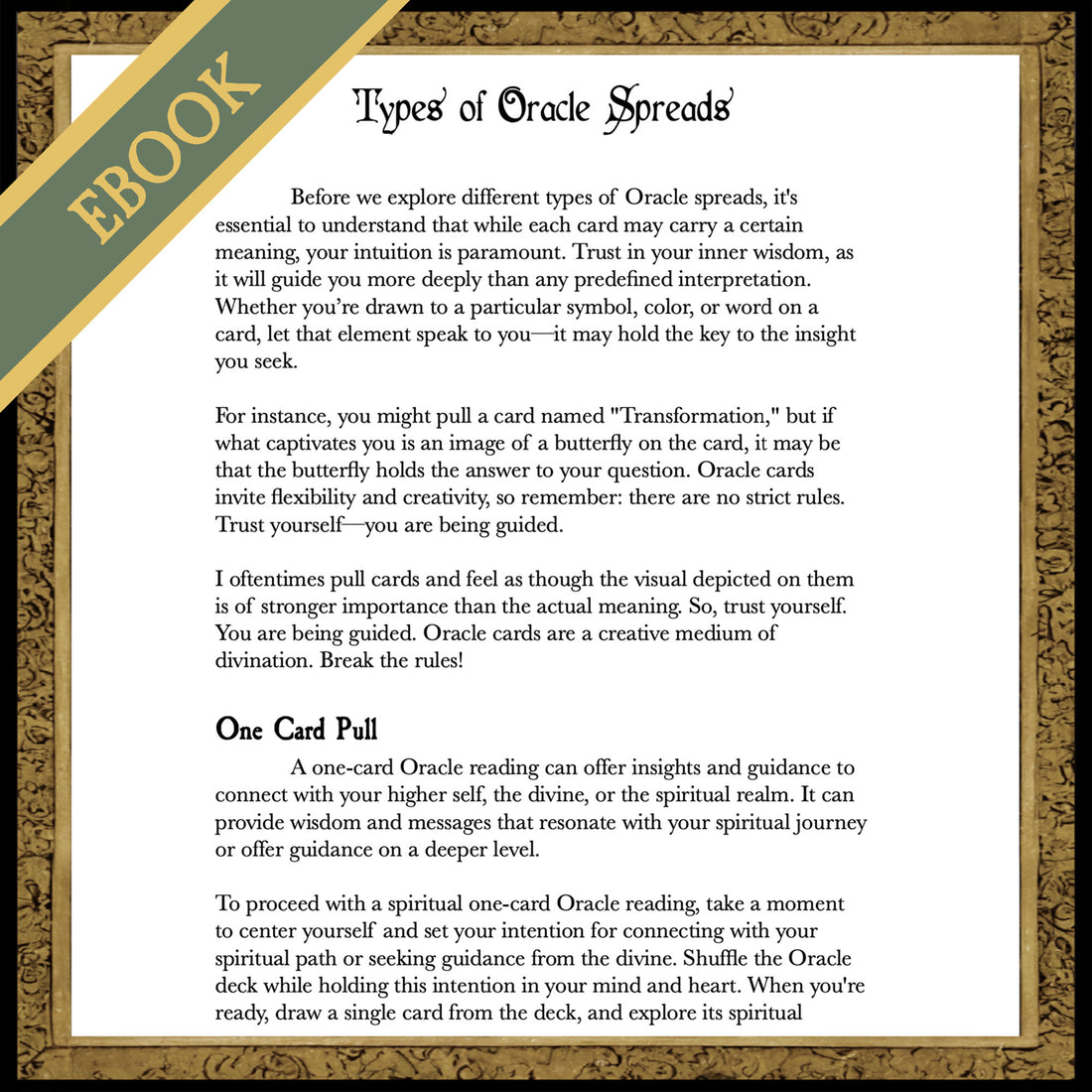 Obsidian Veil Oracle Deck | Erethereal