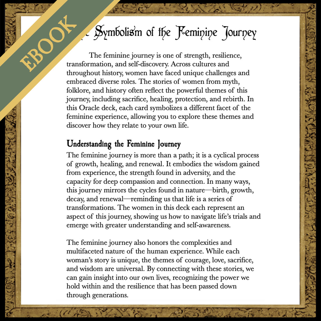 Obsidian Veil Oracle Deck | Divine Feminine Shadow Work Tool | Erethereal